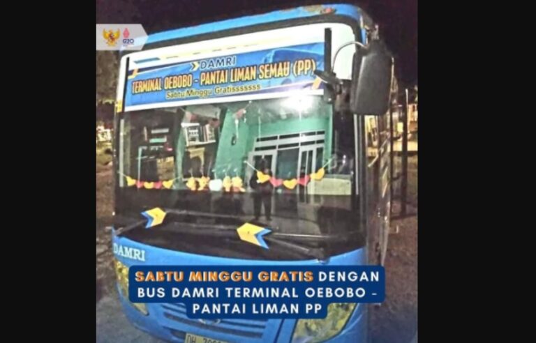 Pemprov NTT Sediakan Bus Wisata Gratis Rute Kupang-Pantai Liman PP ...